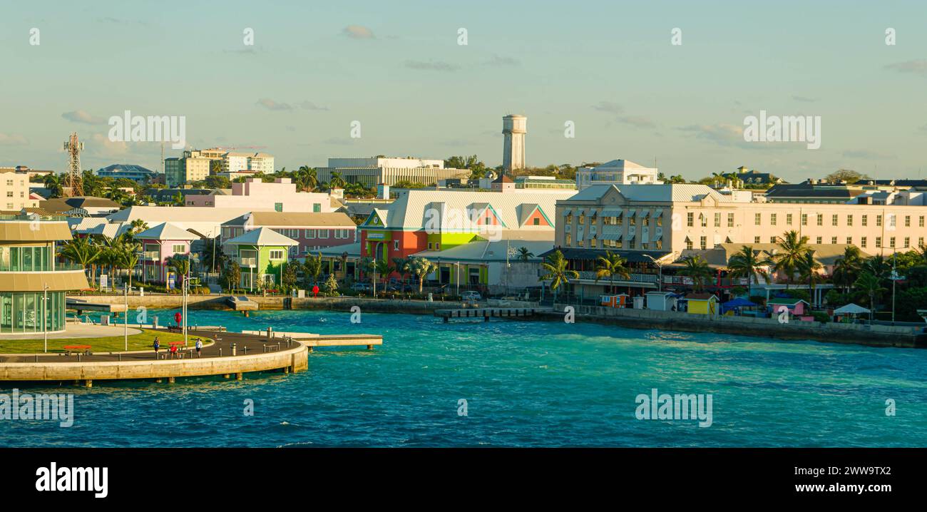 NASSAU, BAHAMAS - January 31, 2024: With a population of 260,000 ...
