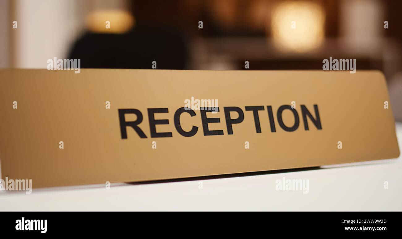 Check in desk stylish resort hi-res stock photography and images - Alamy