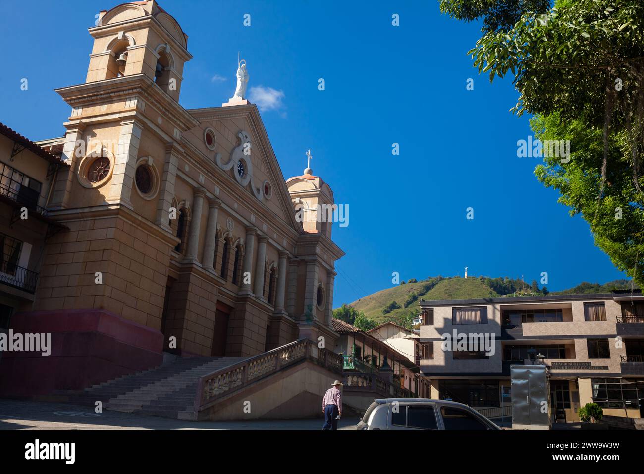 PACORA, COLOMBIA - JANUARY 15, 2024: San Jose de Pacora church at the ...