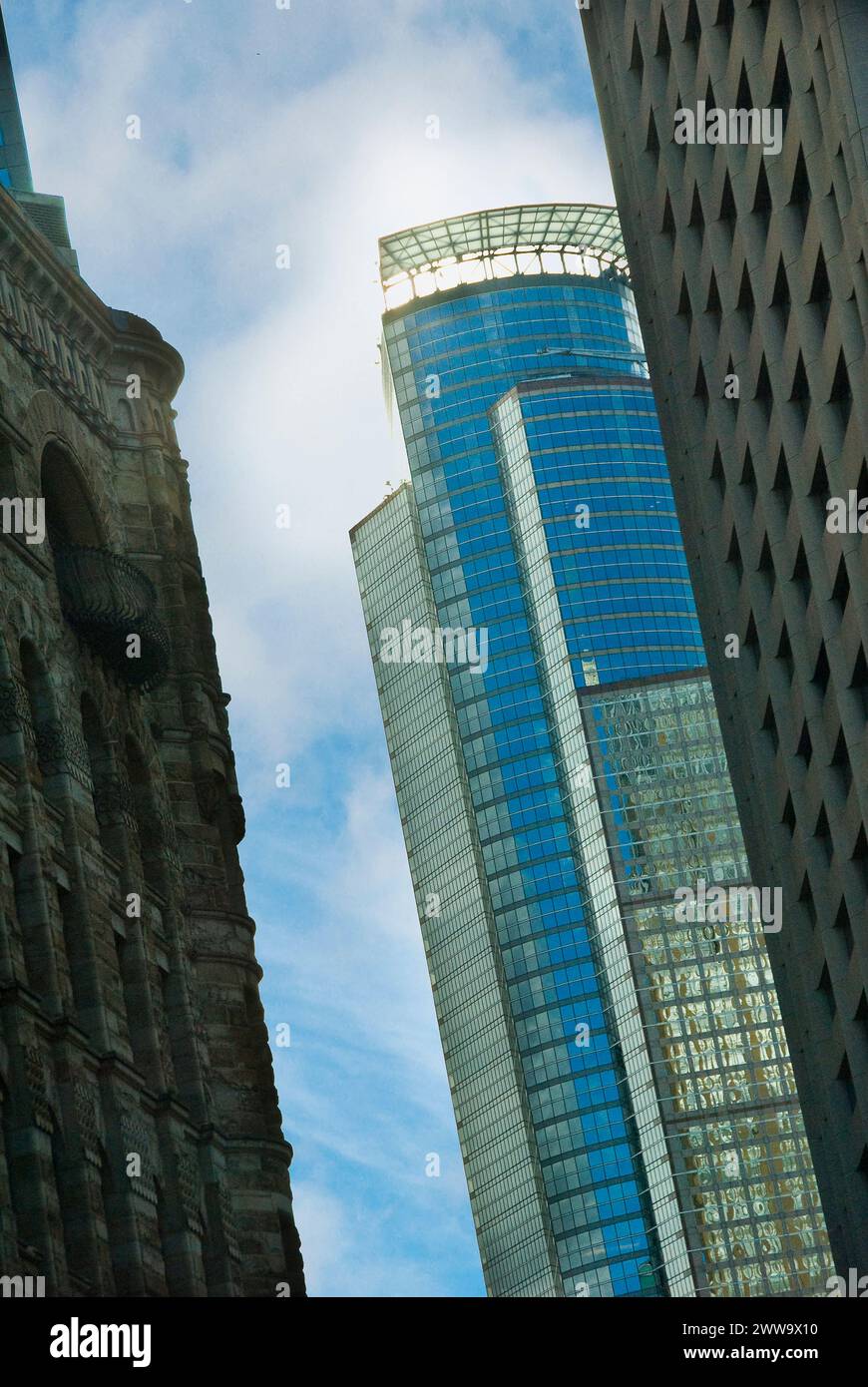 detail of downtown buildings in Minneapolis, Minnesota - USA Stock ...