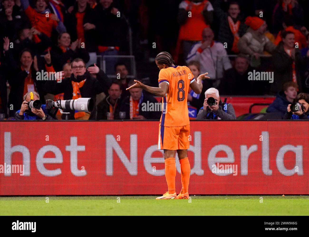 Netherlands v scotland international friendly johan cruyff a hi-res ...