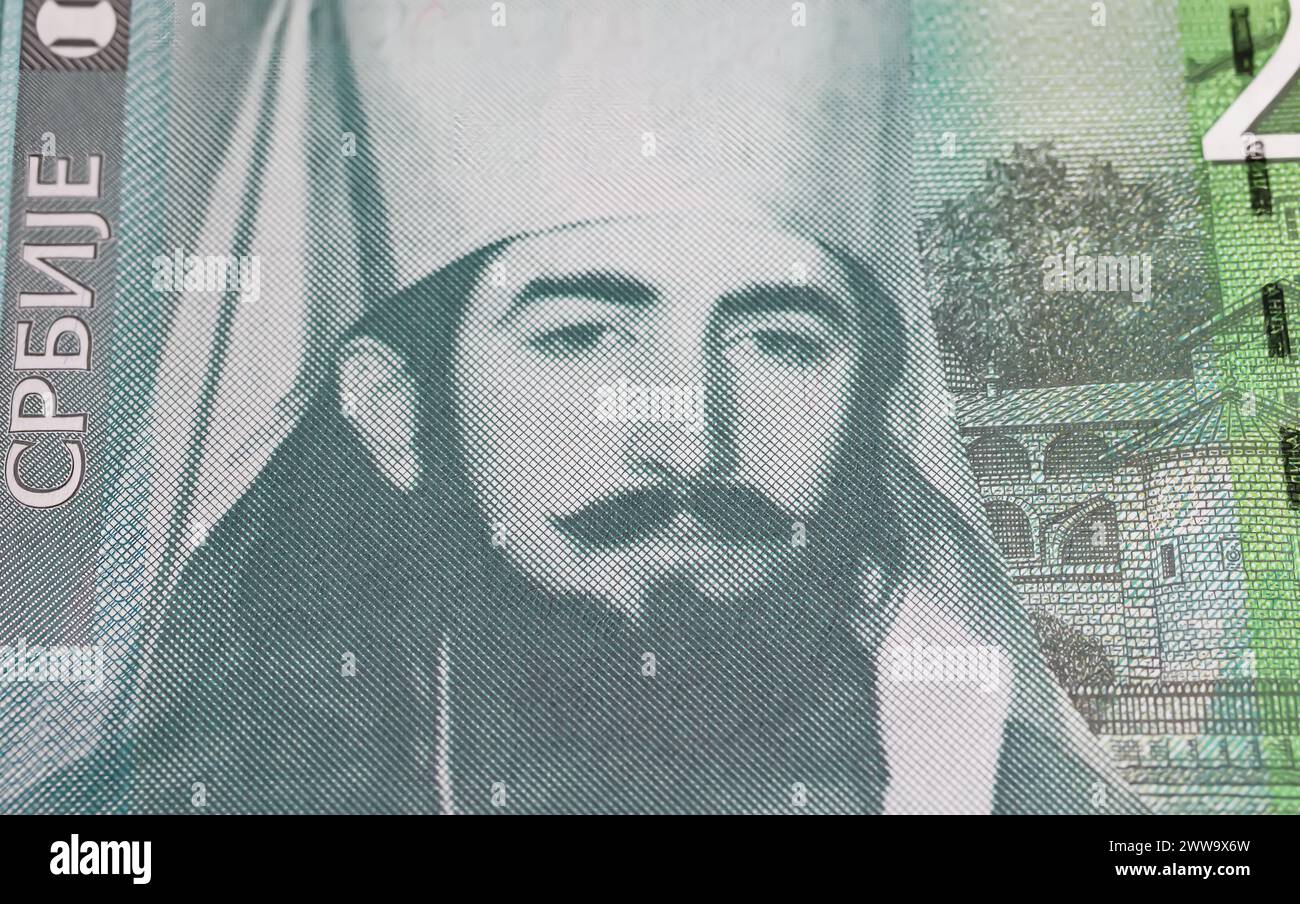 Prince Bishop of Montenegro Petar II Petrovic Njegos on Serbian 20 ...