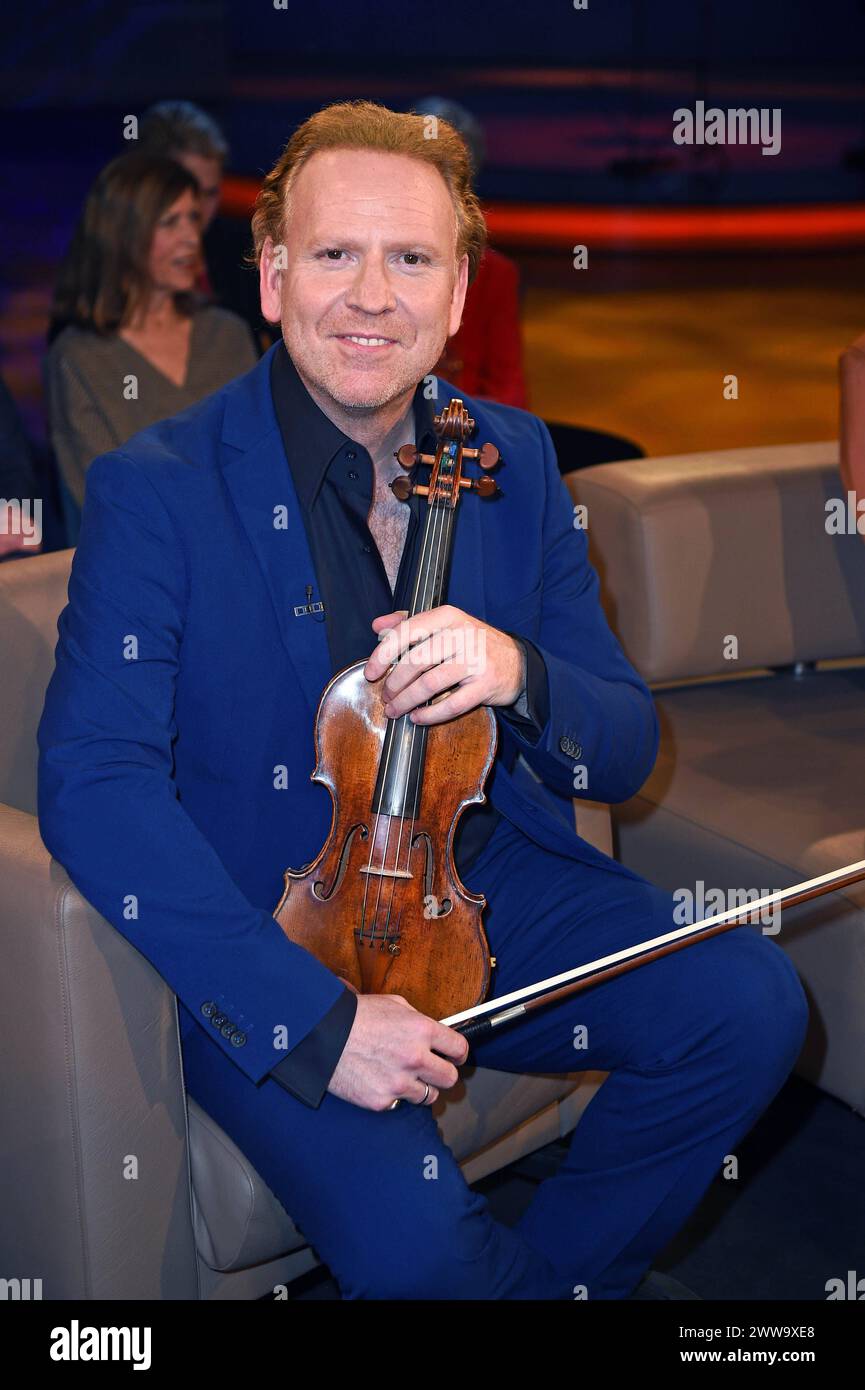 Daniel Hope - NDR TALK SHOW in den NDR-Studios in Hamburg am 22.03.2024 ...
