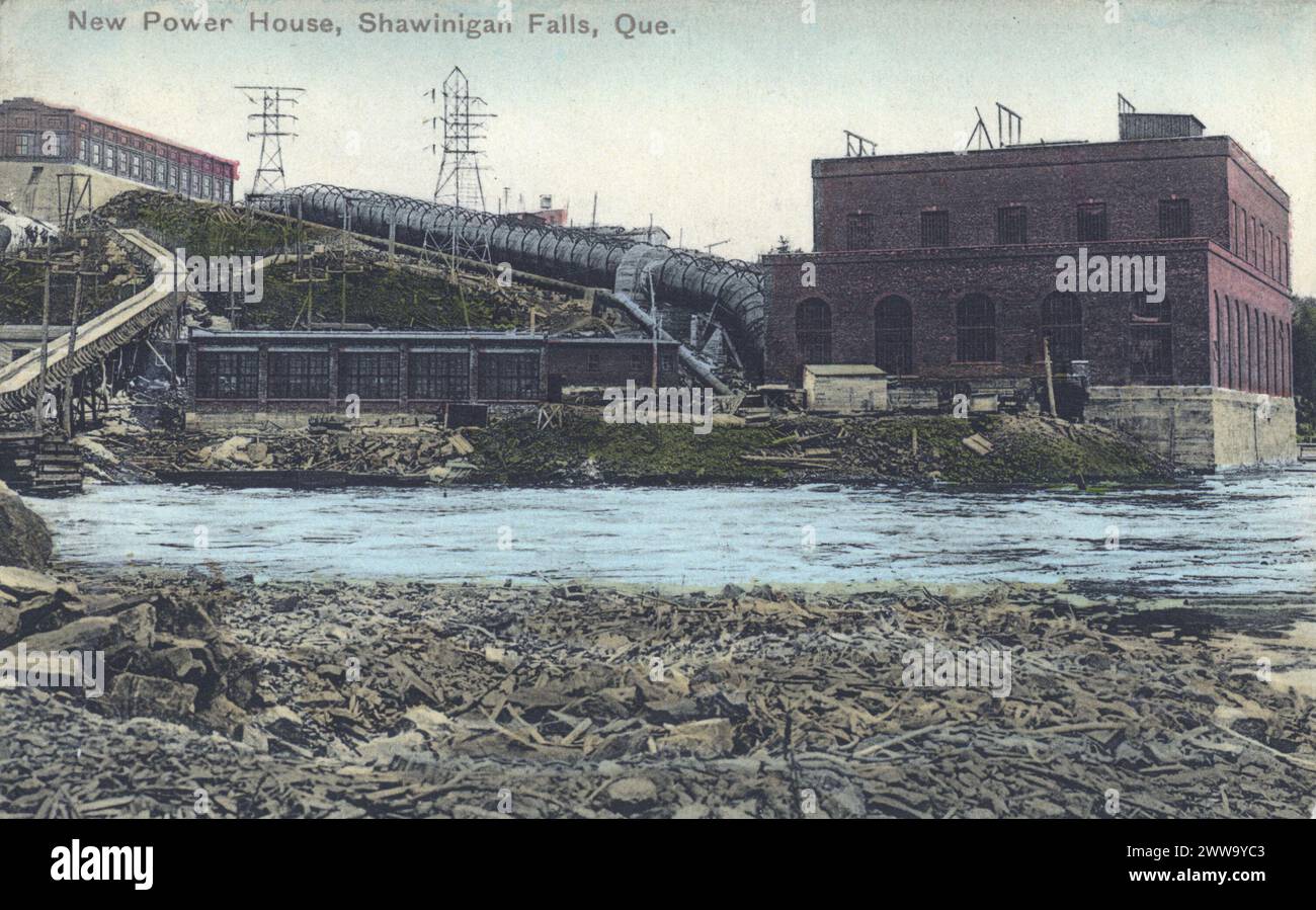Vintage Photography: New Hydro-Electric Power Station, St-Maurice River ...
