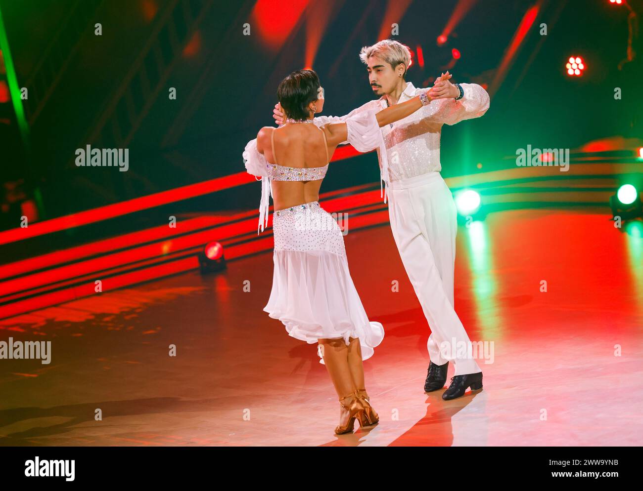 Cologne, Germany. 23rd Mar, 2024. Tony Bauer, comedian, and Anastasia ...