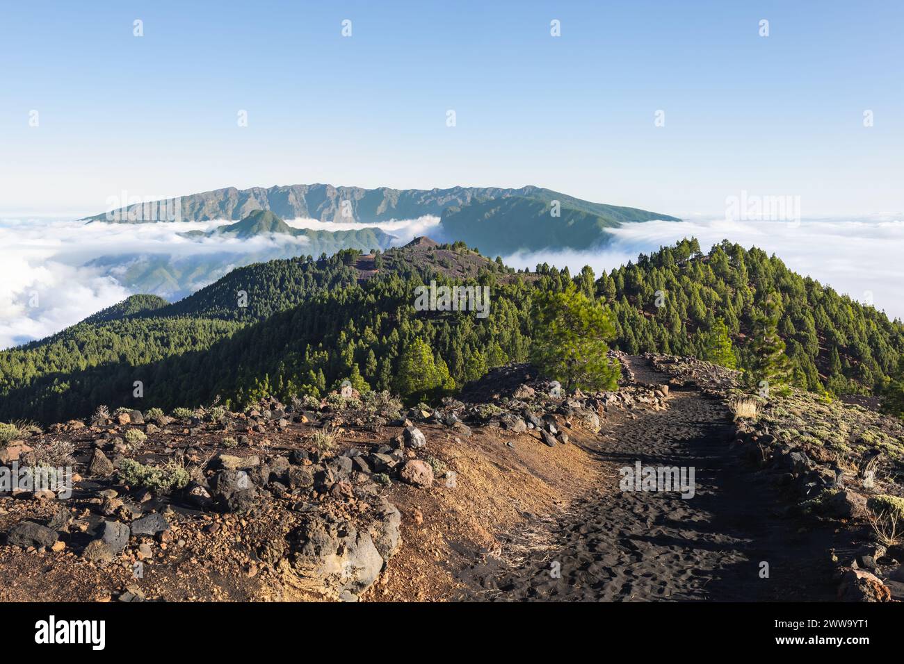 Ruta de los volcanes (Volcano Route), a hiking trail in the Parque ...