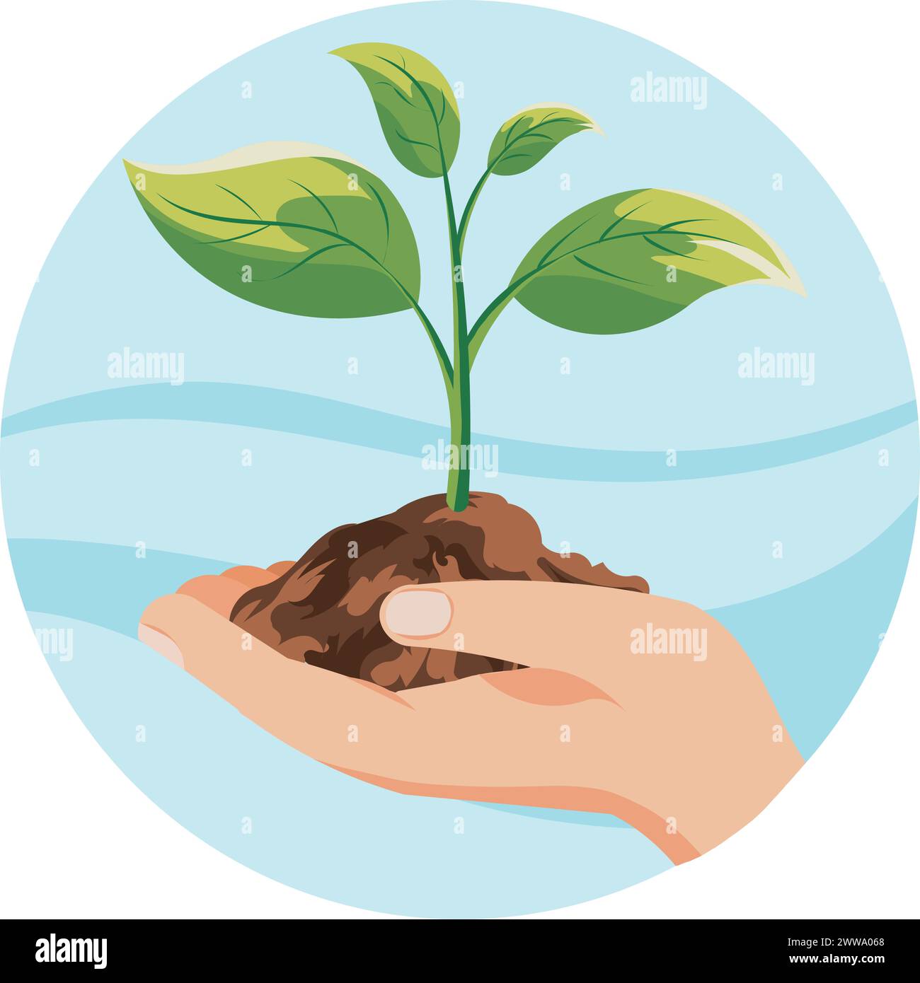 Earth nurturing Stock Vector Images - Alamy