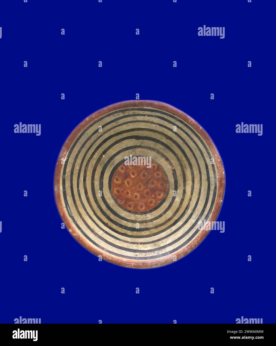 Late Classic (AD 600-900) Maya polychrome vessel from Alta Verapaz ...