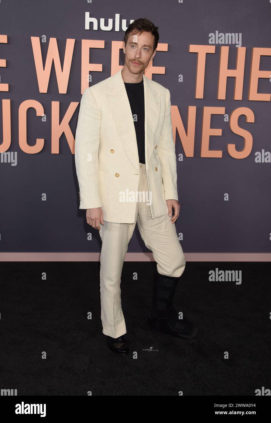 Sam Woolf arriving at Hulu’s “We Were The Lucky Ones” Los Angeles ...