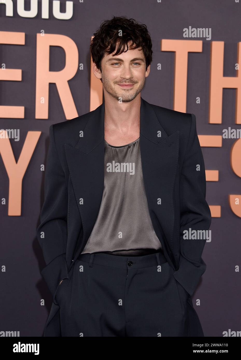 Los Angeles, USA. 21st Mar, 2024. Logan Lerman arriving at Hulu's “We ...