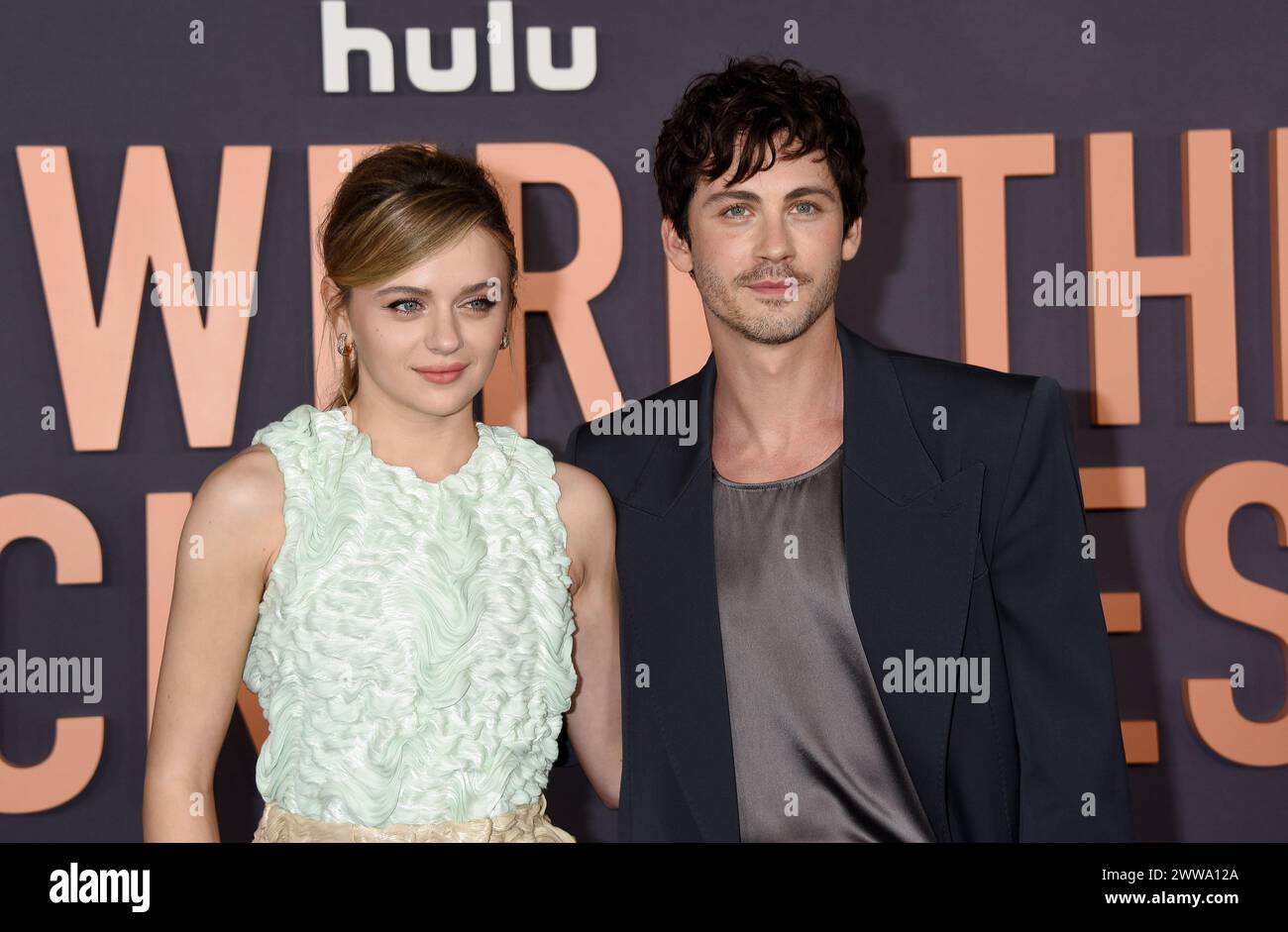 Los Angeles, USA. 21st Mar, 2024. Joey King and Logan Lerman arriving ...