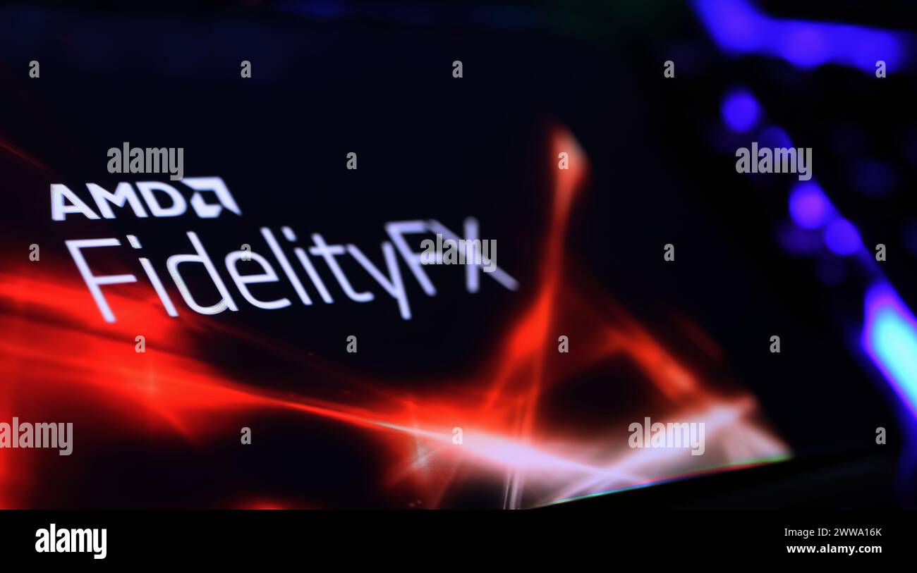 Viersen, Germany - March 9. 2024: Closeup of Smartphone with logo ...