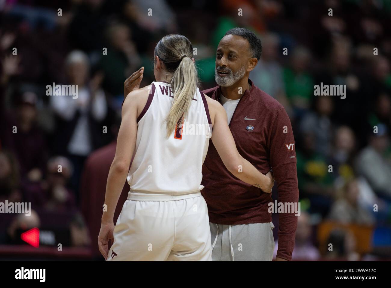 Blacksburg, VA, USA. 22nd Mar, 2024. Virginia Tech Hokies head coach ...