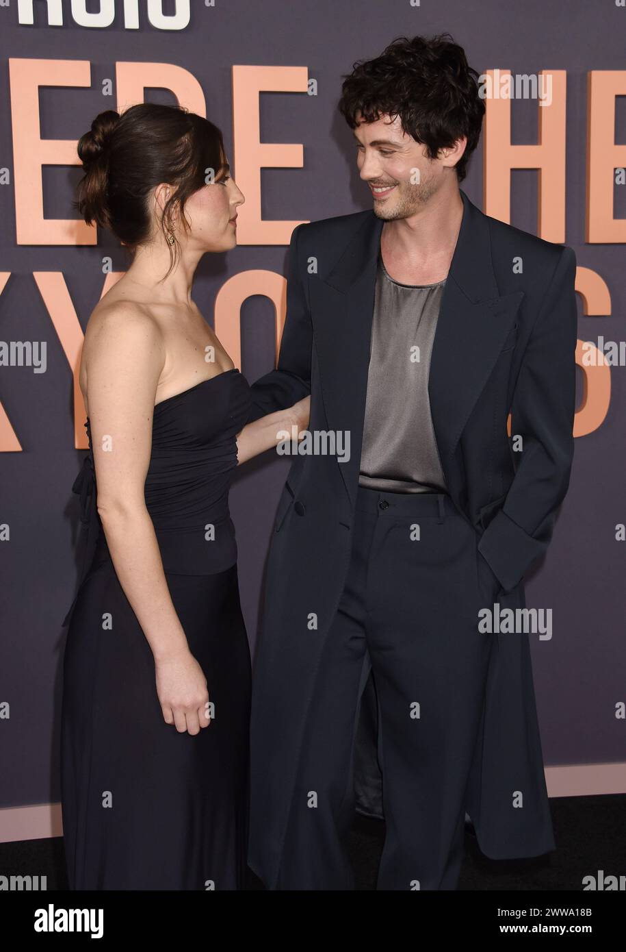 Los Angeles, USA. 21st Mar, 2024. Logan Lerman and Analuisa Corrigan ...