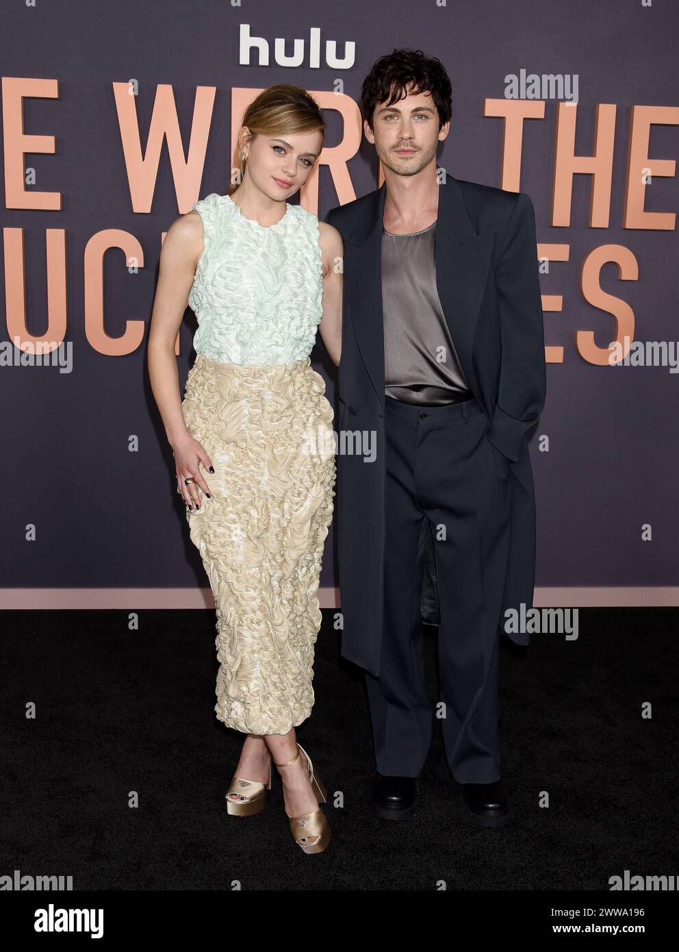 Los Angeles, USA. 21st Mar, 2024. Joey King and Logan Lerman arriving ...