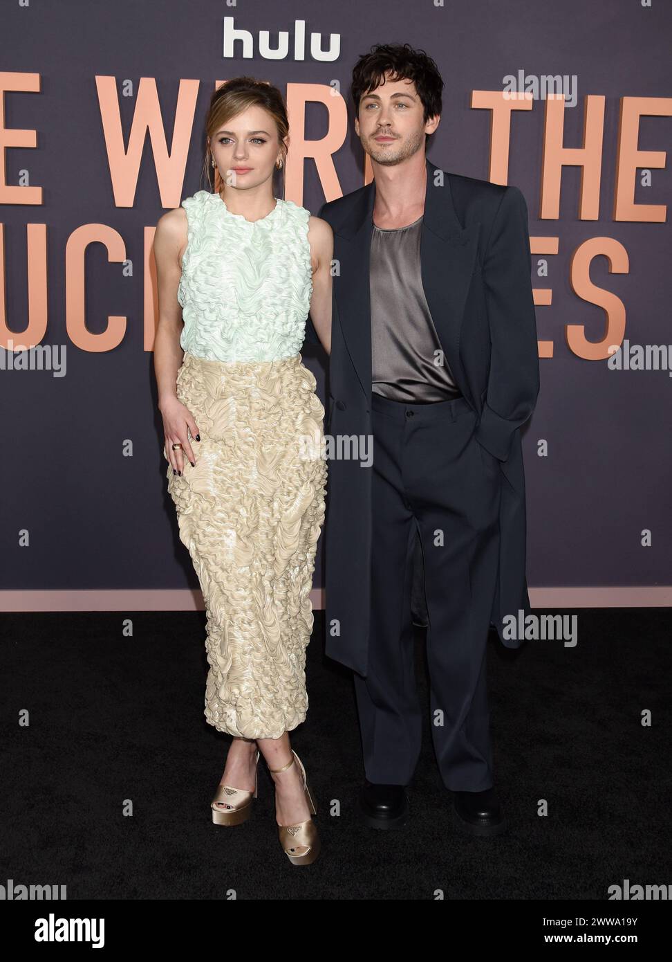 Los Angeles, USA. 21st Mar, 2024. Joey King and Logan Lerman arriving ...