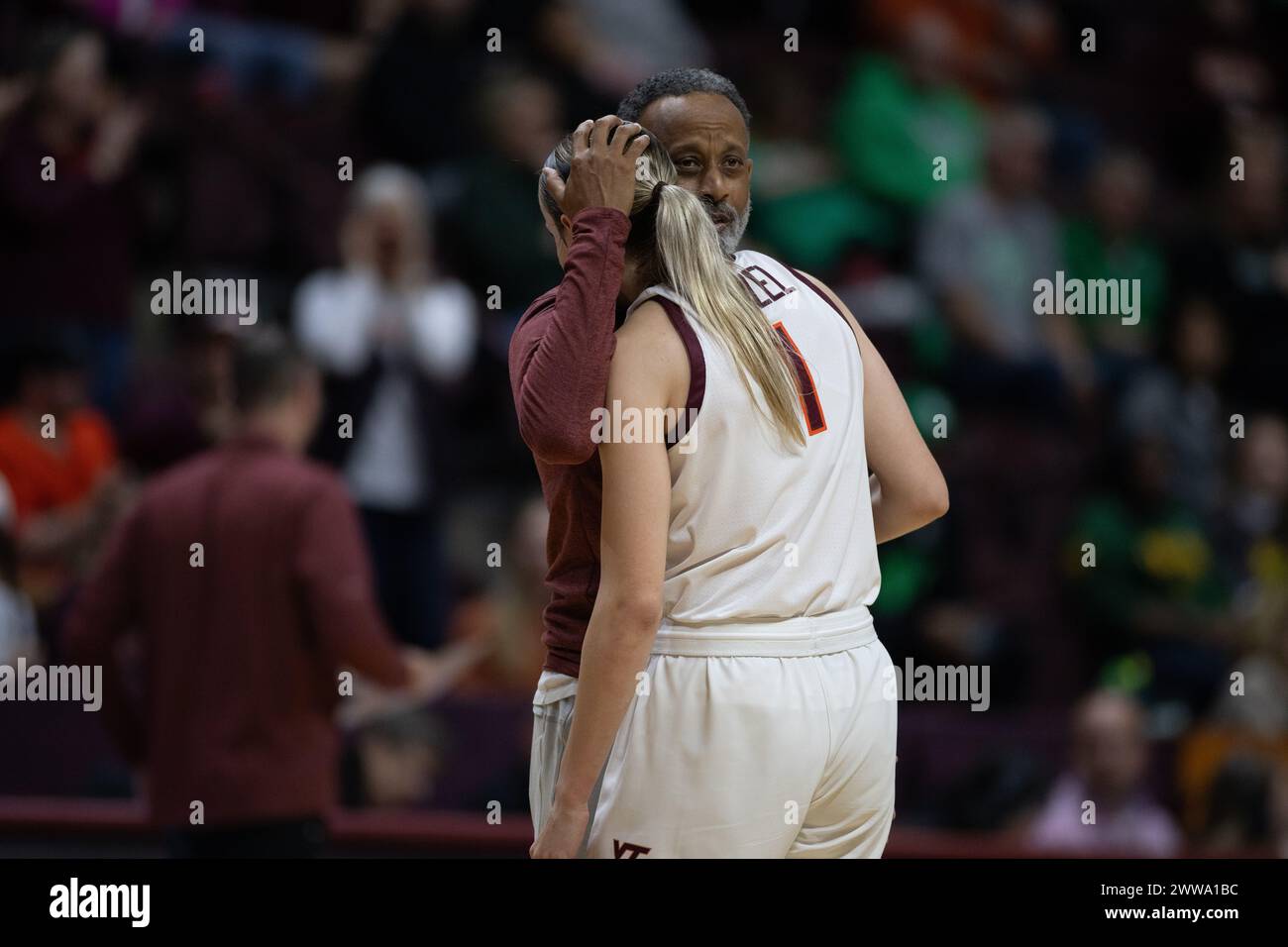 Blacksburg, VA, USA. 22nd Mar, 2024. Virginia Tech Hokies head coach ...