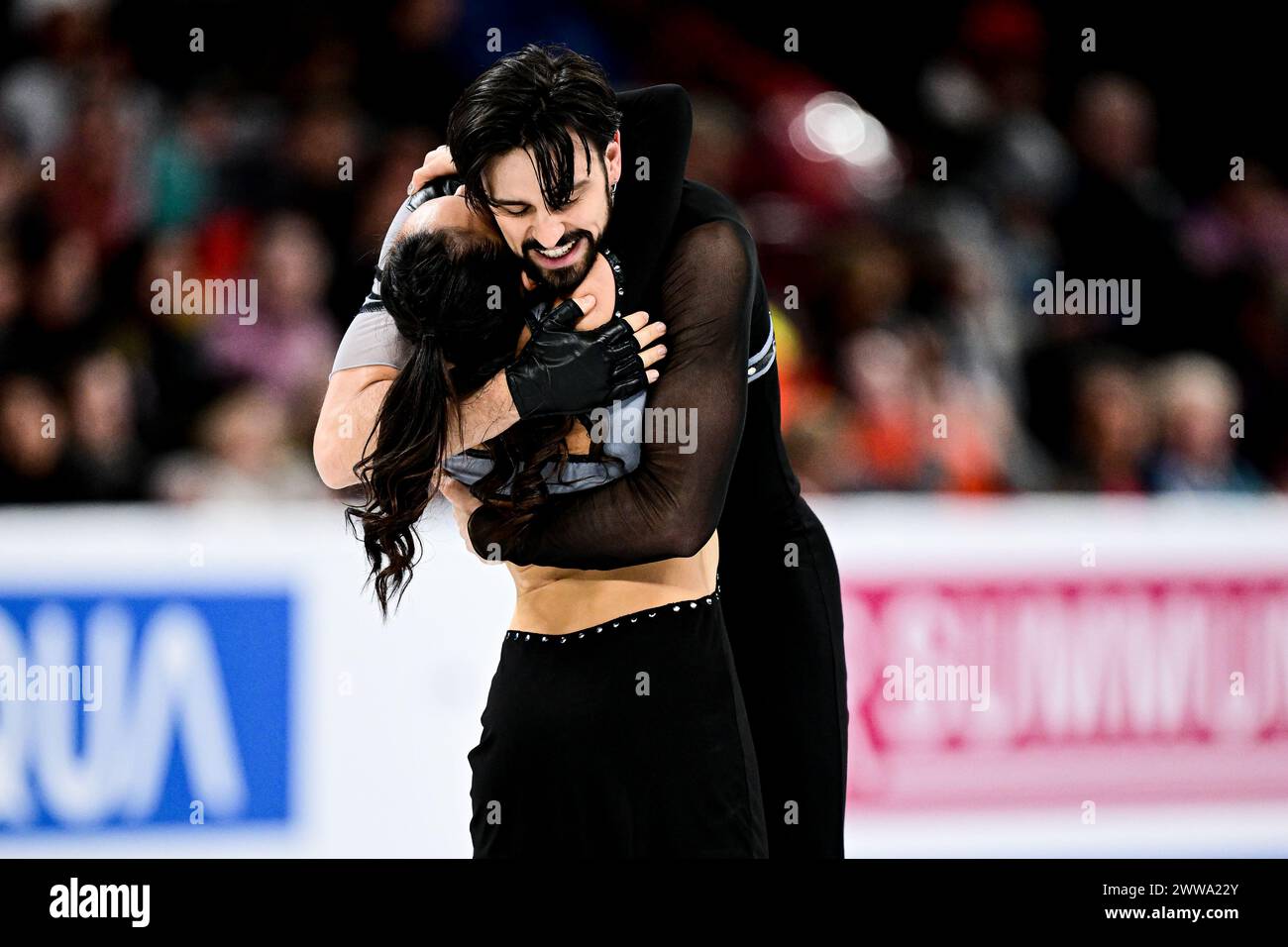 Jennifer JANSE VAN RENSBURG & Benjamin STEFFAN (GER), during Ice Dance ...