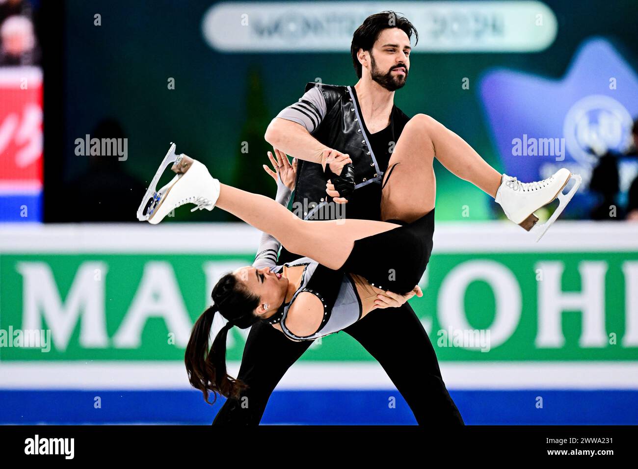 Jennifer JANSE VAN RENSBURG & Benjamin STEFFAN (GER), during Ice Dance ...