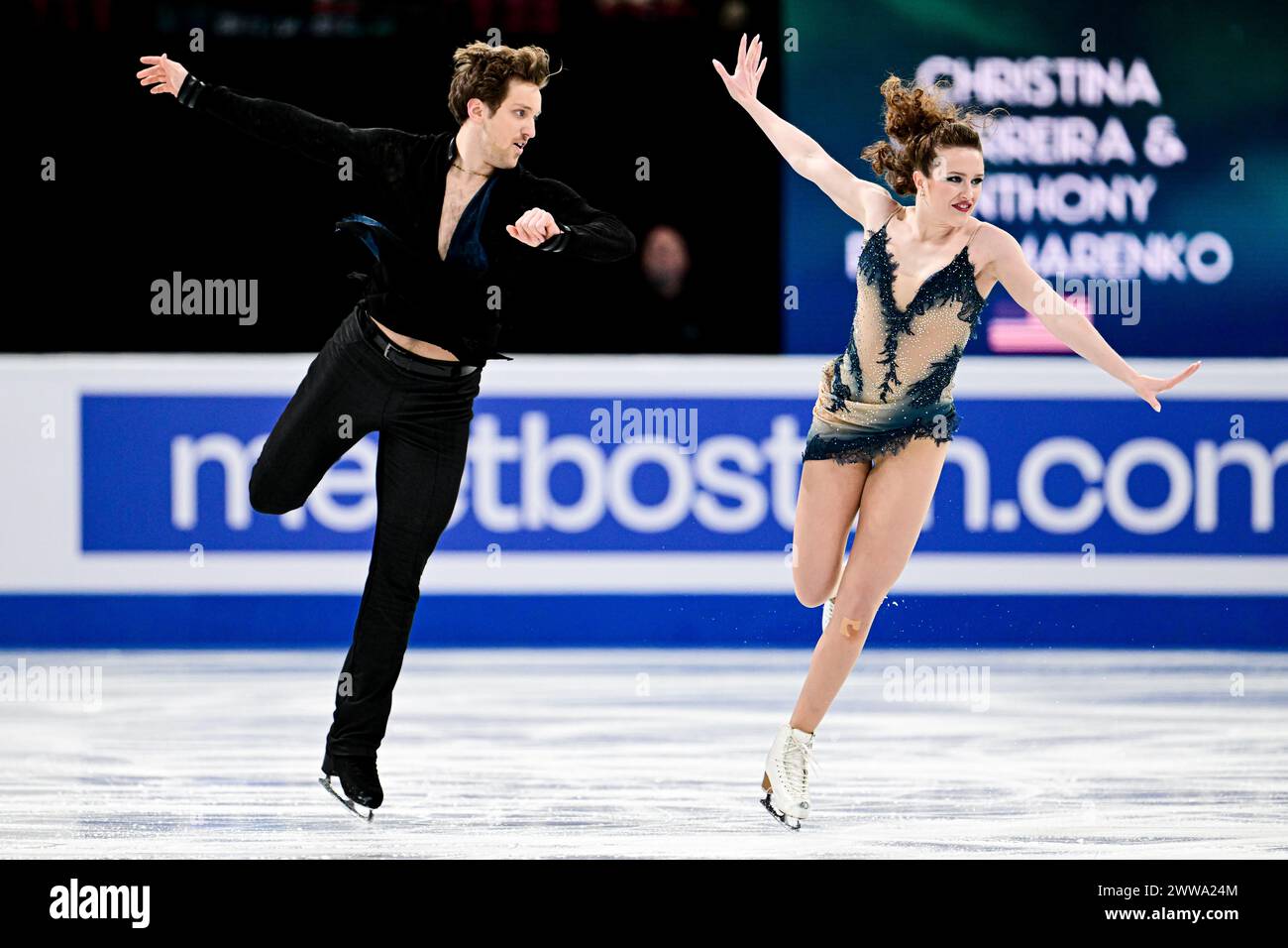 Christina CARREIRA & Anthony PONOMARENKO (USA), during Ice Dance Rhythm ...