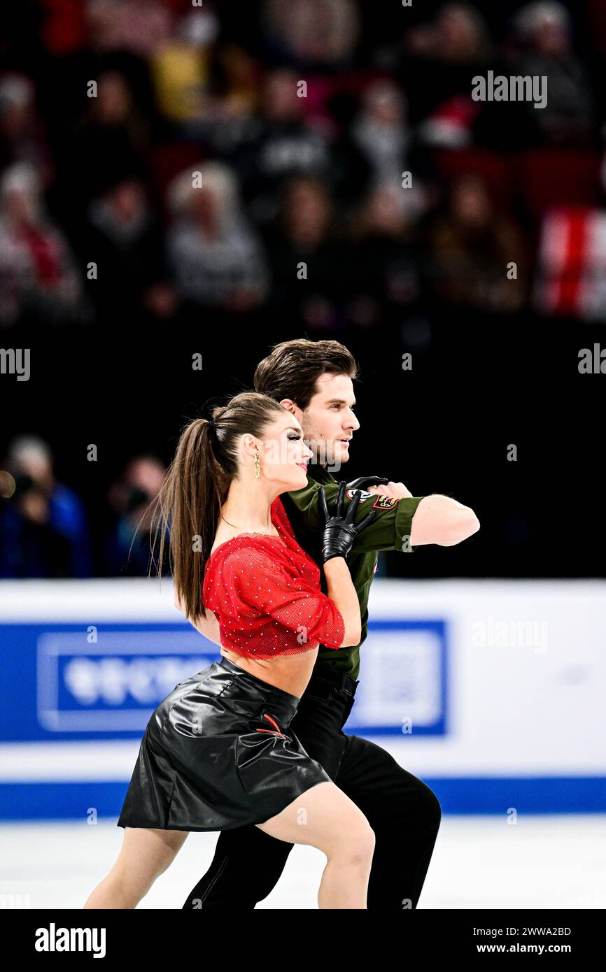 Laurence FOURNIER BEAUDRY & Nikolaj SOERENSEN (CAN), during Ice Dance ...