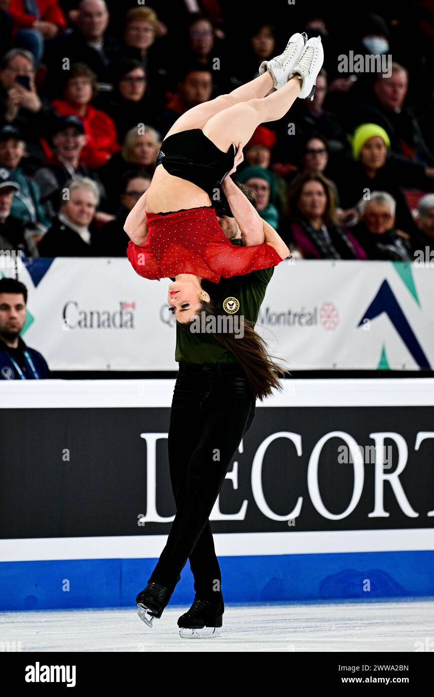 Laurence FOURNIER BEAUDRY & Nikolaj SOERENSEN (CAN), during Ice Dance ...