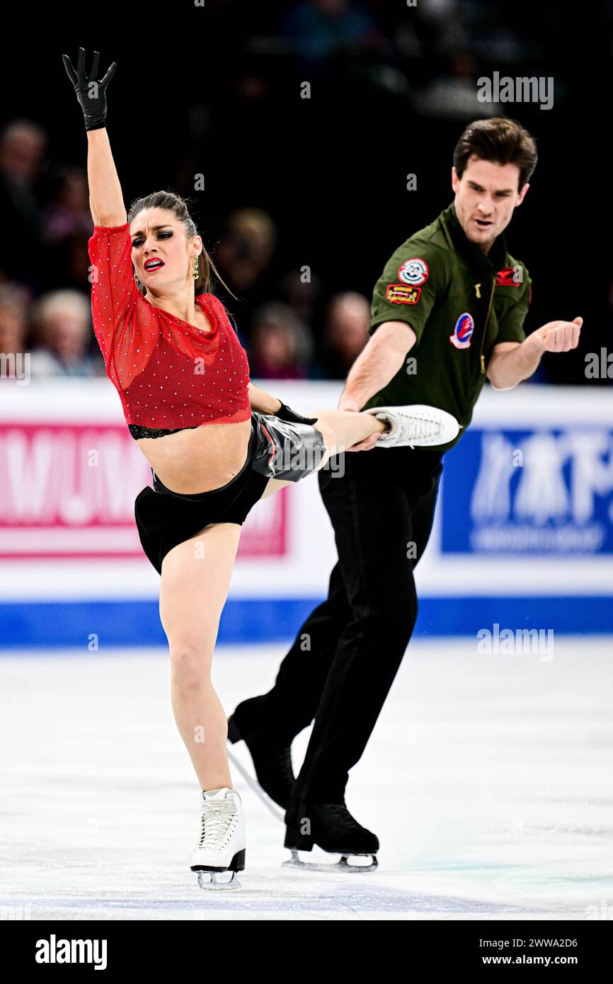 Laurence FOURNIER BEAUDRY & Nikolaj SOERENSEN (CAN), during Ice Dance ...