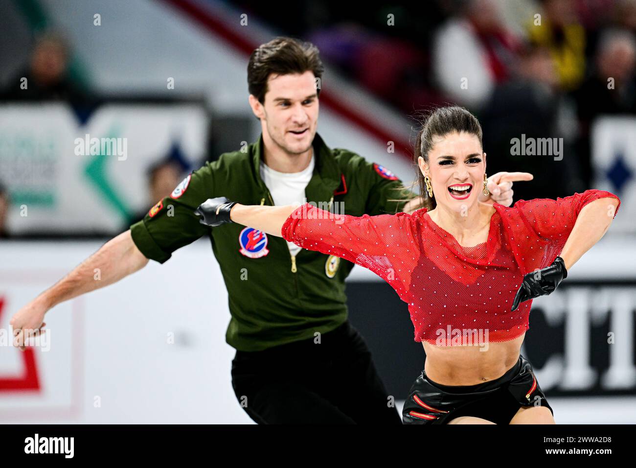 Laurence FOURNIER BEAUDRY & Nikolaj SOERENSEN (CAN), during Ice Dance ...