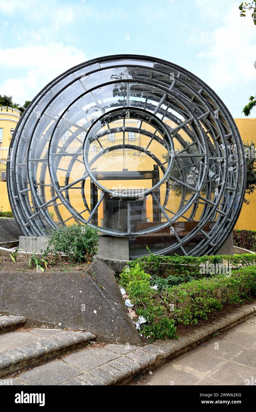 SAN JOSE, SAN JOSE PROVINCE, COSTA RICA: Stone balls, known as Diquis ...