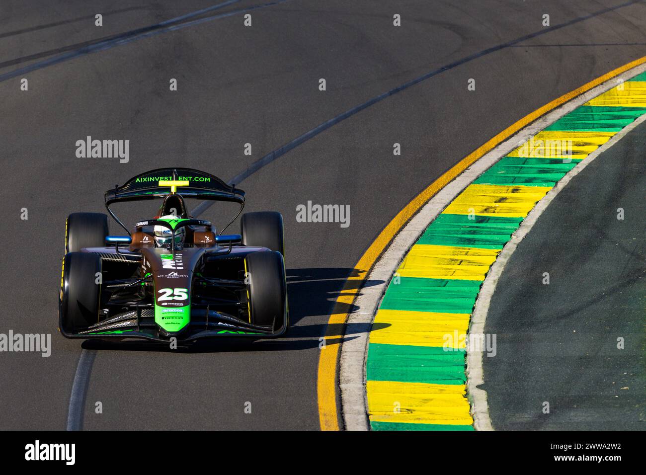 25 BARNARD Taylor (gbr), PHM AIX Racing, Dallara F2 2024, action during ...