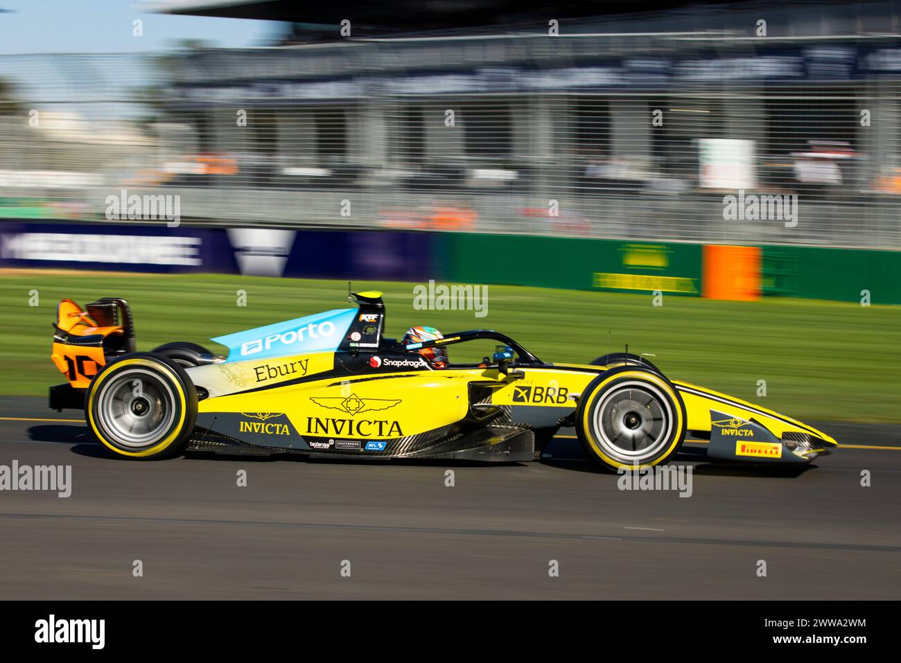 10 BORTOLETO Gabriel (bra), Invicta Racing, Dallara F2 2024, action ...