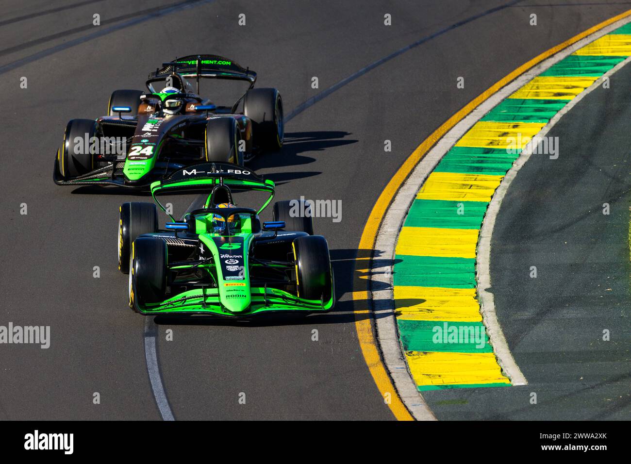 05 MALONY Zane (bar), Rodin Motorsport, Dallara F2 2024, action during ...