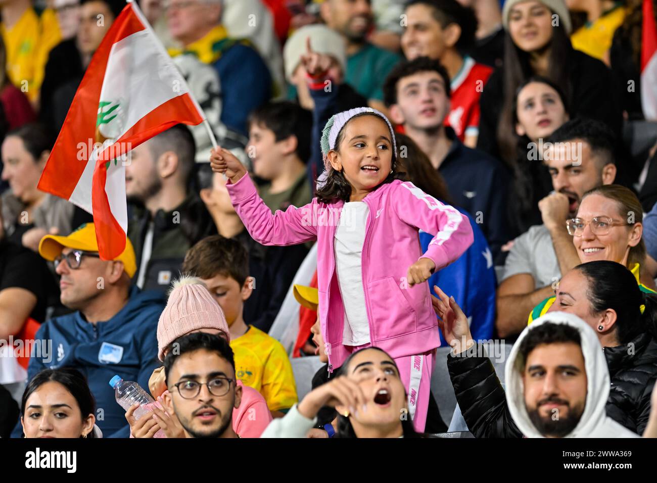 Socceroos stadium australia sydney fans hi-res stock photography and ...