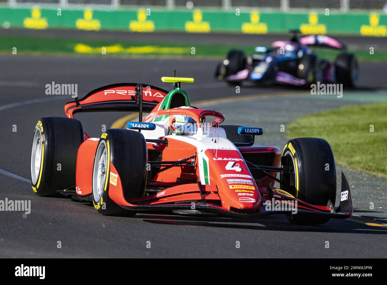 04 ANTONELLI Andrea Kimi (ita), Prema Racing, Dallara F2 2024, action ...