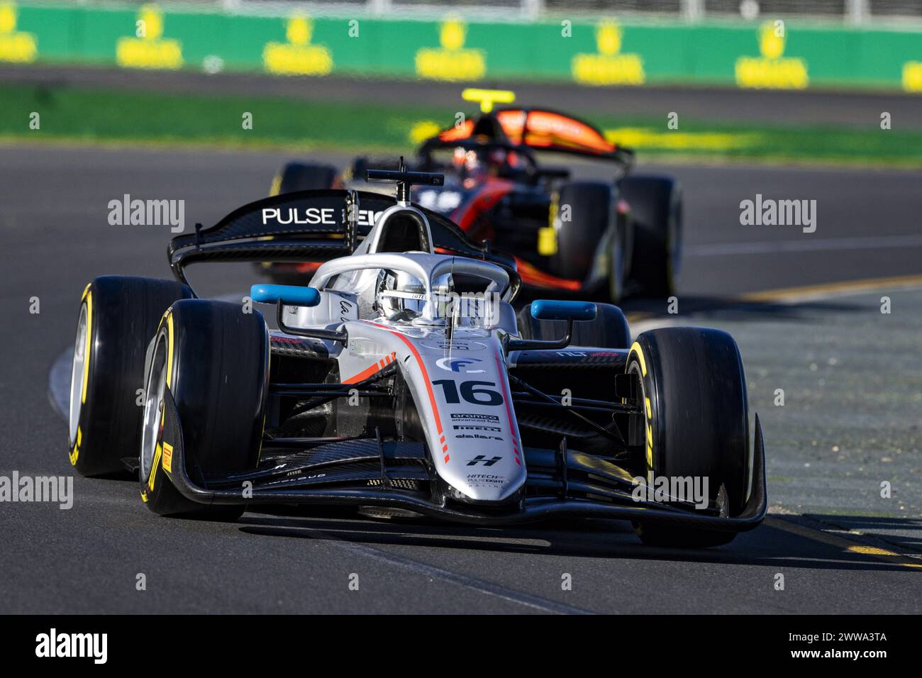 16 CORDEEL Amaury (bel), Hitech Pulse-Eight, Dallara F2 2024, action ...