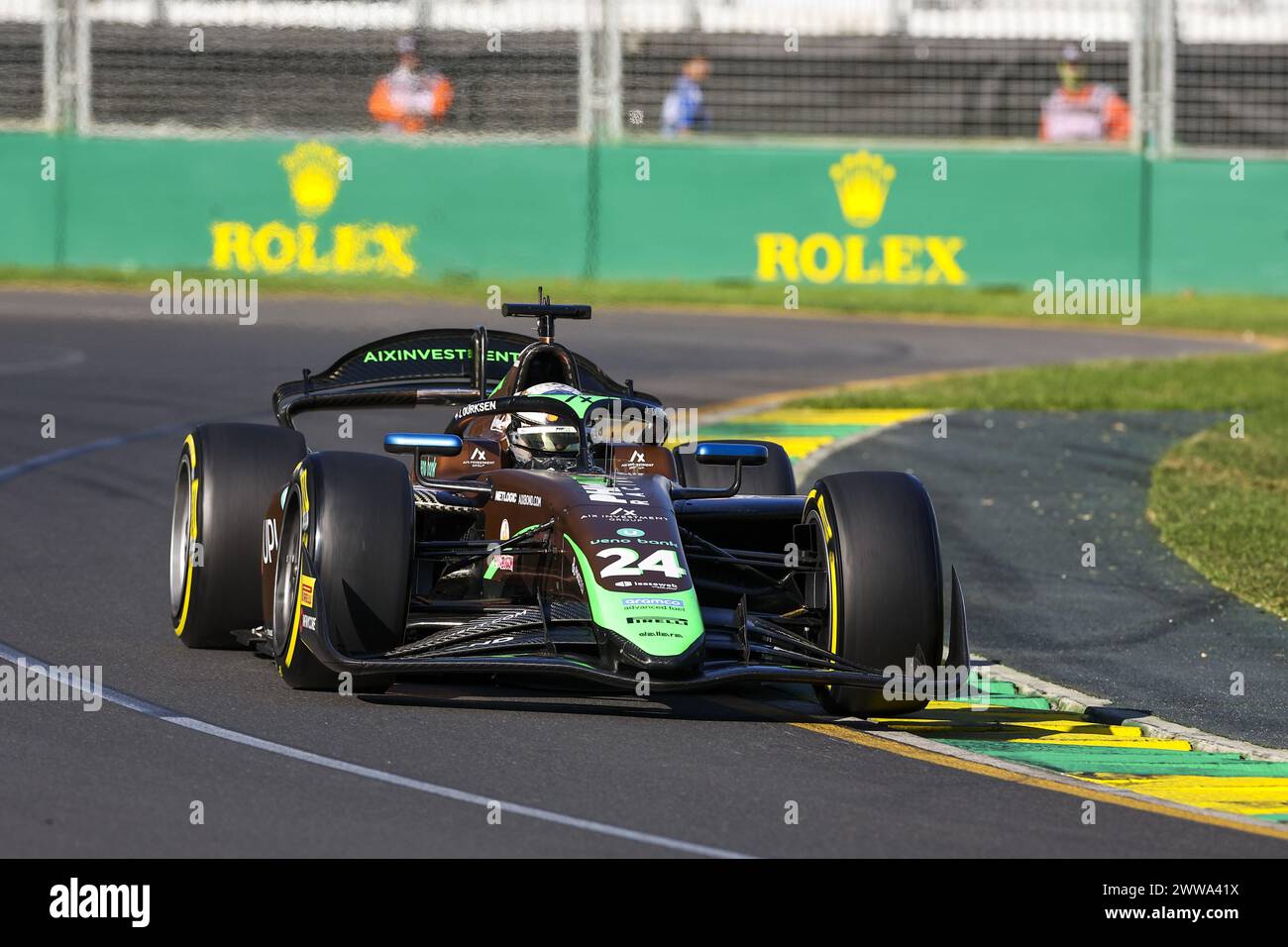24 DURKSEN Joshua (pry), PHM AIX Racing, Dallara F2 2024, action during ...