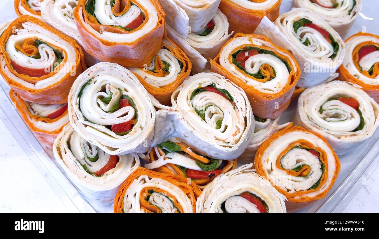 Bite sized sandwiches hi-res stock photography and images - Alamy