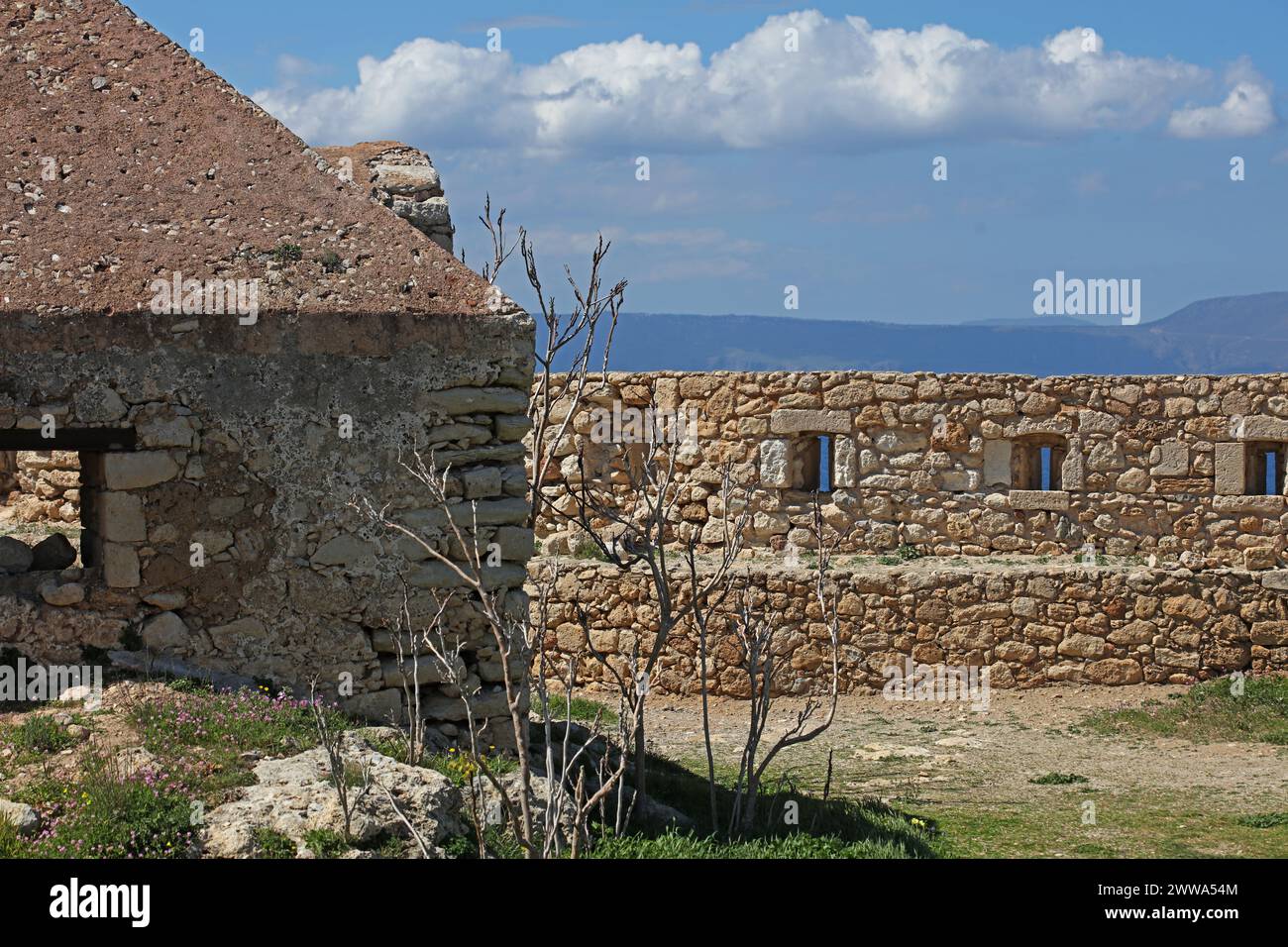 Fortezza fortress castle in Crete island holidays exploring the old ...