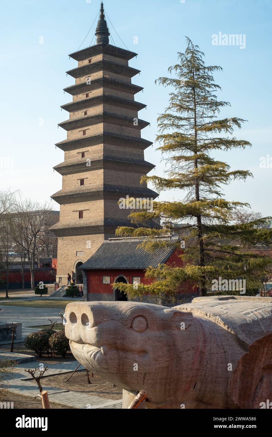 Kaiyuan Temple in Zhengding, Hebei province, China Stock Photo - Alamy
