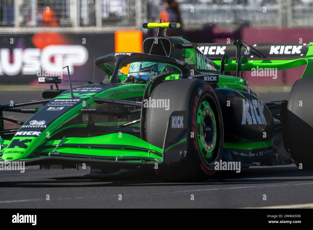 Zhou guanyu formula 1 australia hi-res stock photography and images - Alamy