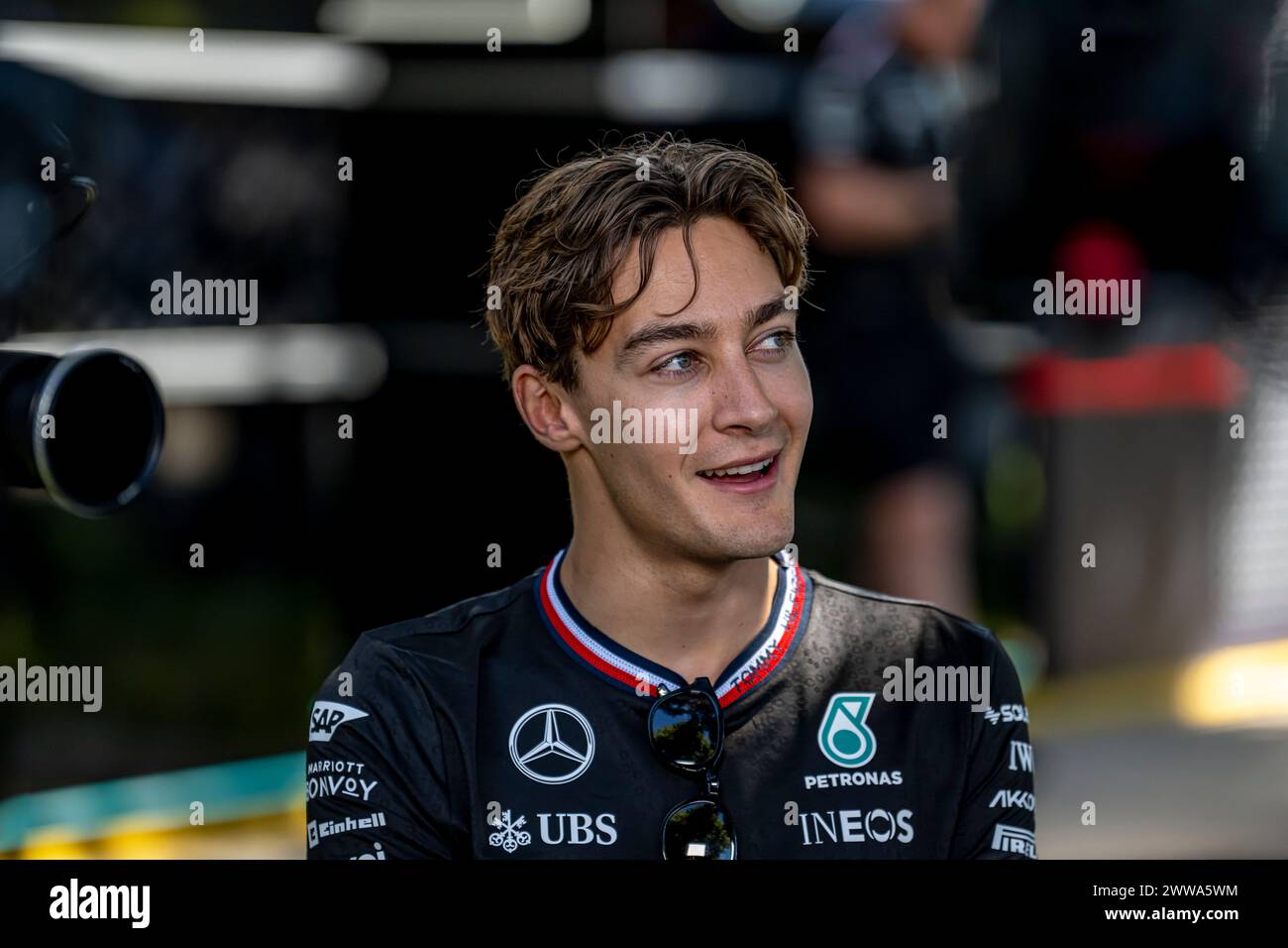 Melbourne, Australia, March 21, George Russell, from the United Kingdom ...