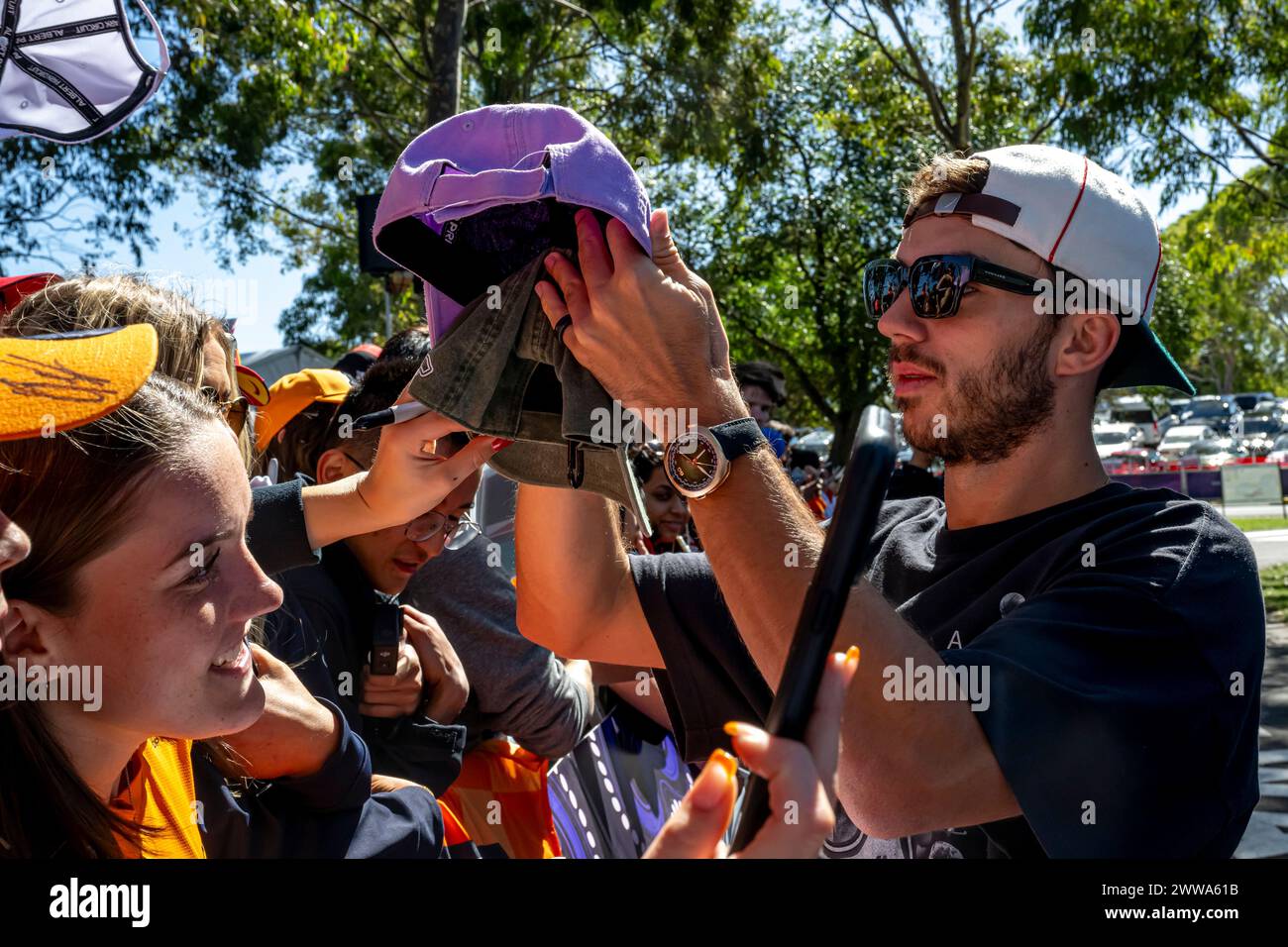 Melbourne, Australia, March 21, Pierre Gasly, from France competes for ...