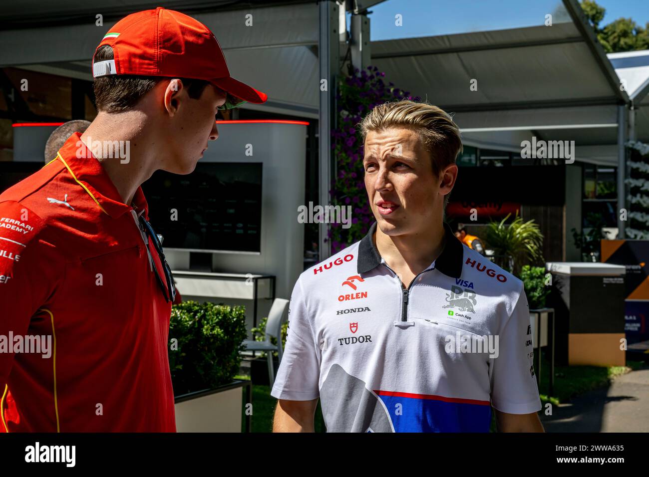 Melbourne, Australia, 23rd Mar 2024, Liam Lawson, The reserve driver ...