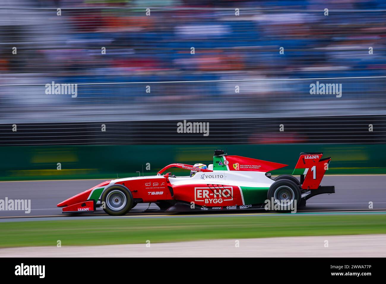 01 BEGANOVIC Dino (swe), Prema Racing, Dallara F3 2019, action during ...
