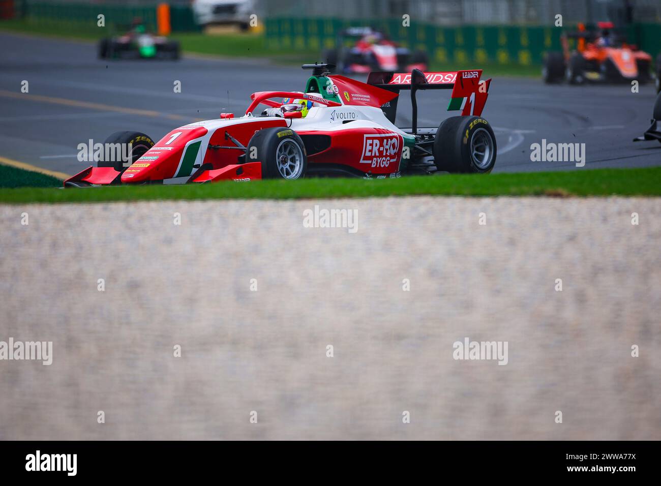 01 BEGANOVIC Dino (swe), Prema Racing, Dallara F3 2019, action during ...