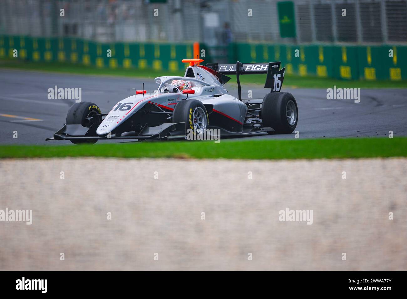 16 SHIELDS Cian (gbr), Hitech Pulse-Eight, Dallara F3 2019, action ...