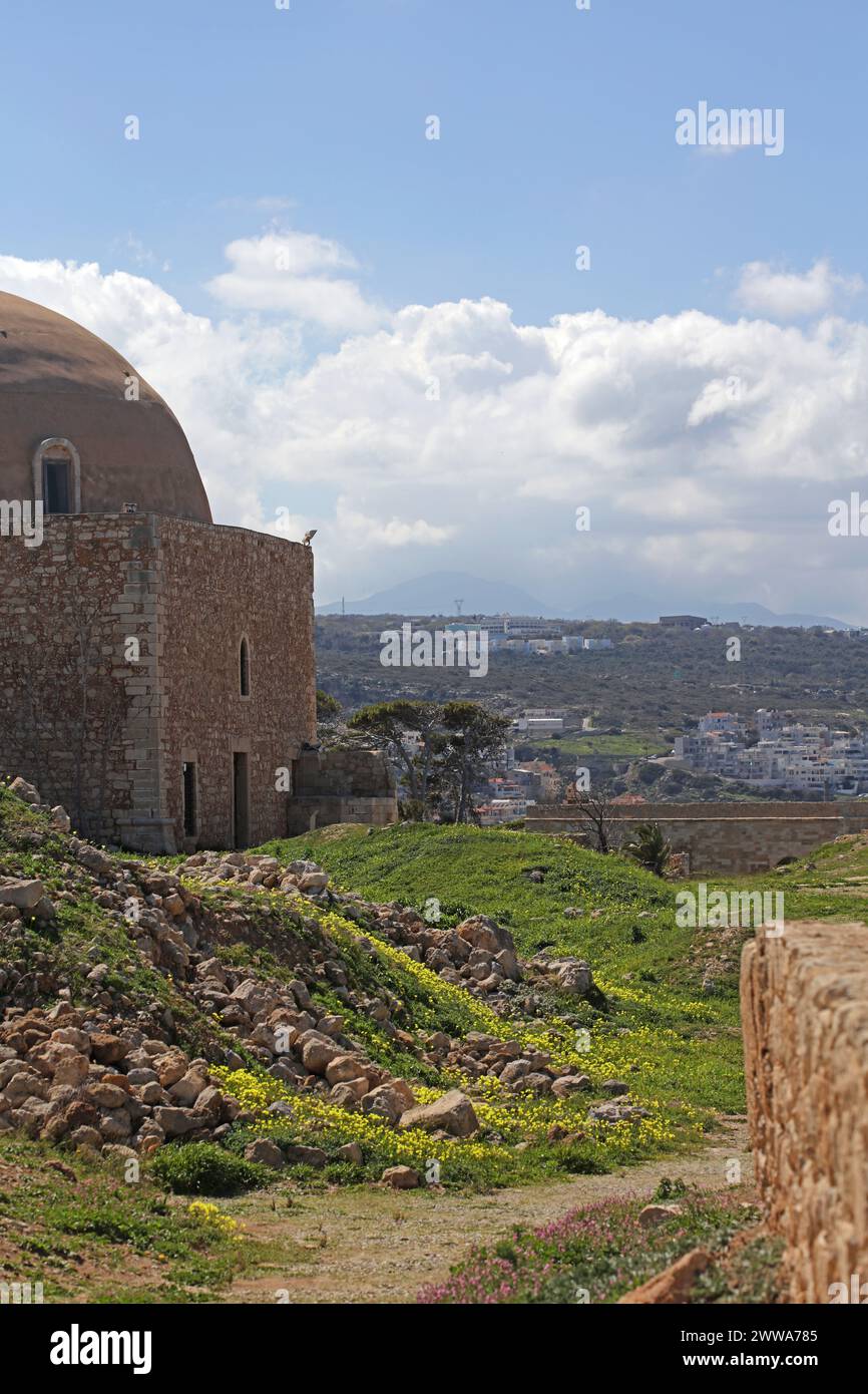 Fortezza fortress castle in Crete island Rethimno holidays exploring ...