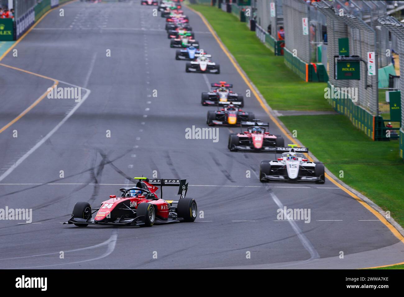 24 VAN HOEPEN Laurens (nld), ART Grand Prix, Dallara F3 2019, action ...