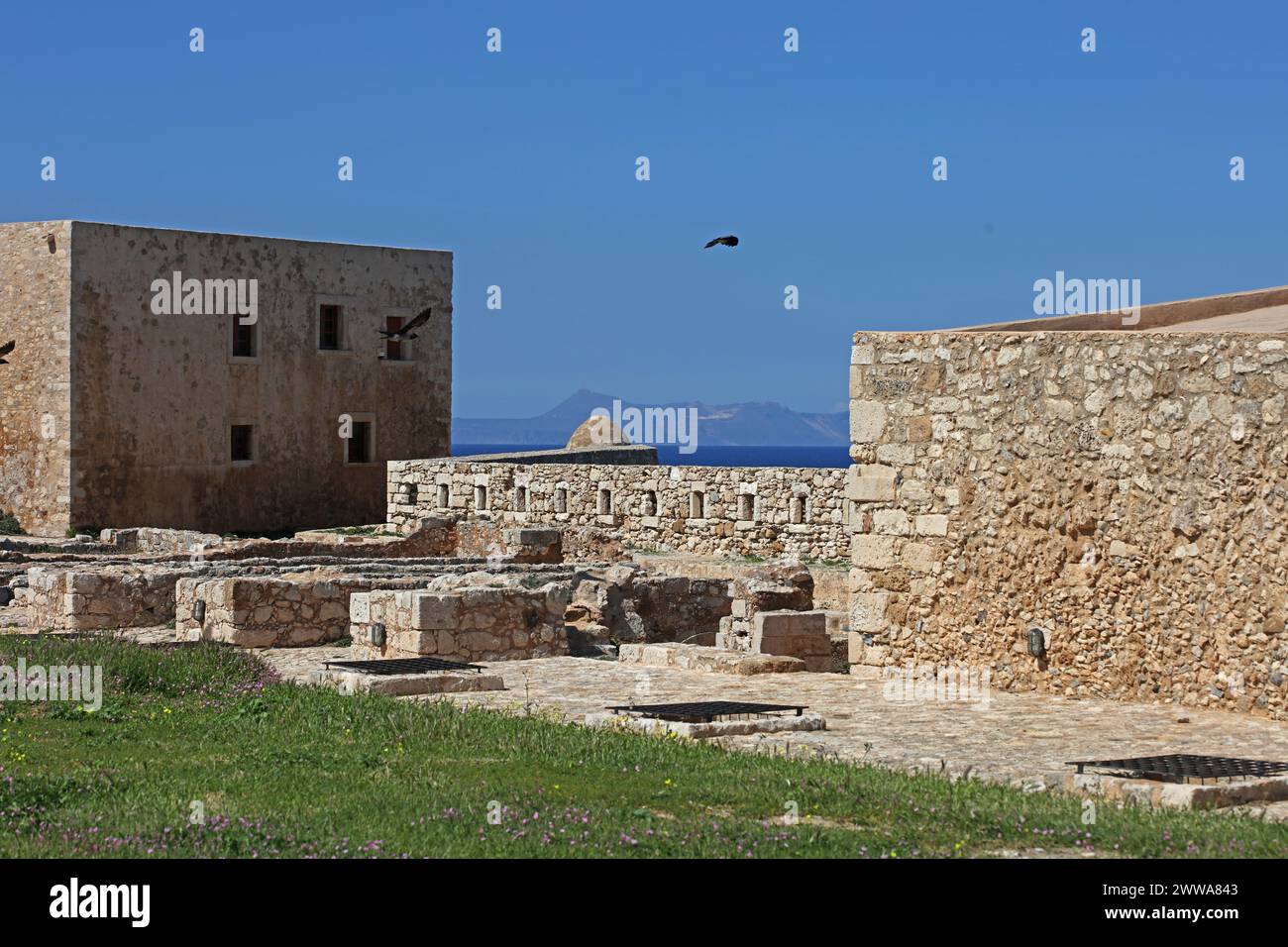 Fortezza fortress castle in Crete island Rethimno holidays exploring ...