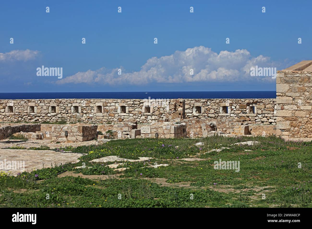 Fortezza fortress castle in Crete island Rethimno holidays exploring ...